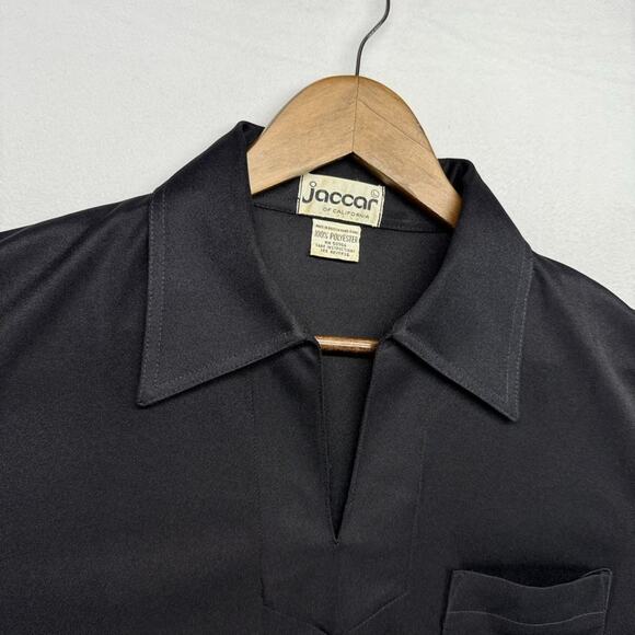 Jaccar | Shirts | Vintage Jaccar Of California Shirt Mens Large Black ...